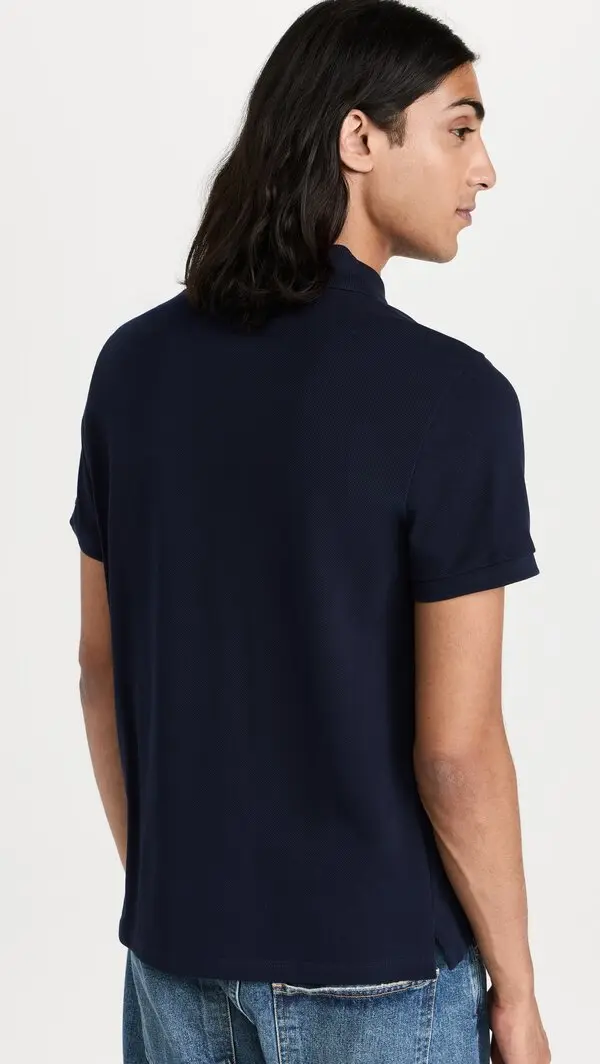 AMI Paris De Coeur Polo Shirt - Night Blue.430