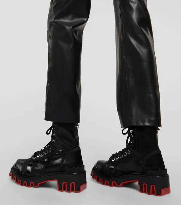 CHRISTIAN LOUBOUTIN Panaroot Dune Combat Boots