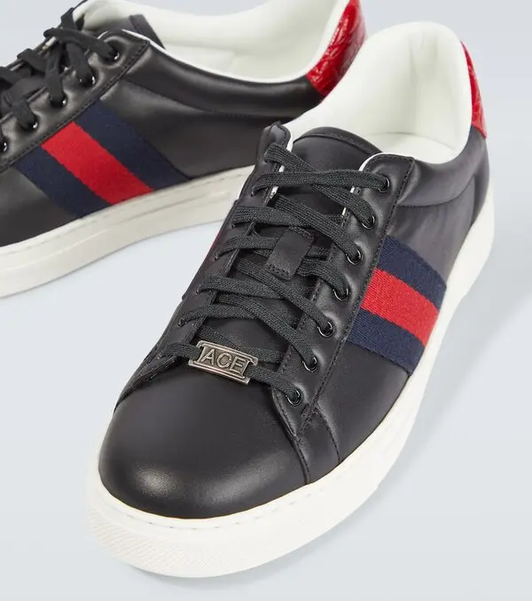 Gucci Ace Leather Sneakers