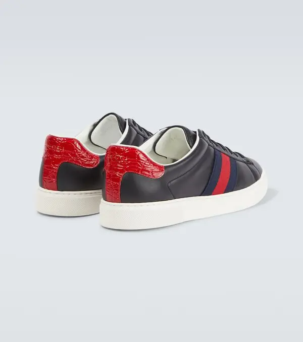Gucci Ace Leather Sneakers