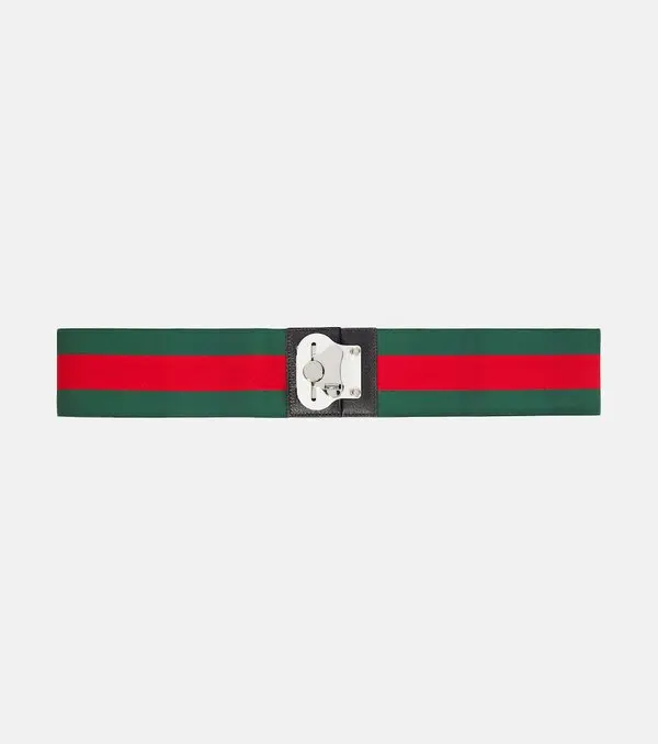 Gucci Web Stripe Luggage Strap - Multicoloured
