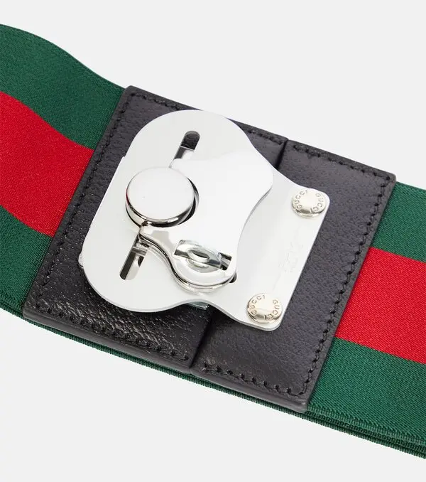 Gucci Web Stripe Luggage Strap - Multicoloured