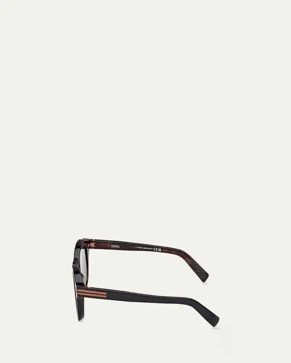 Zegna Aurora I Round Sunglasses