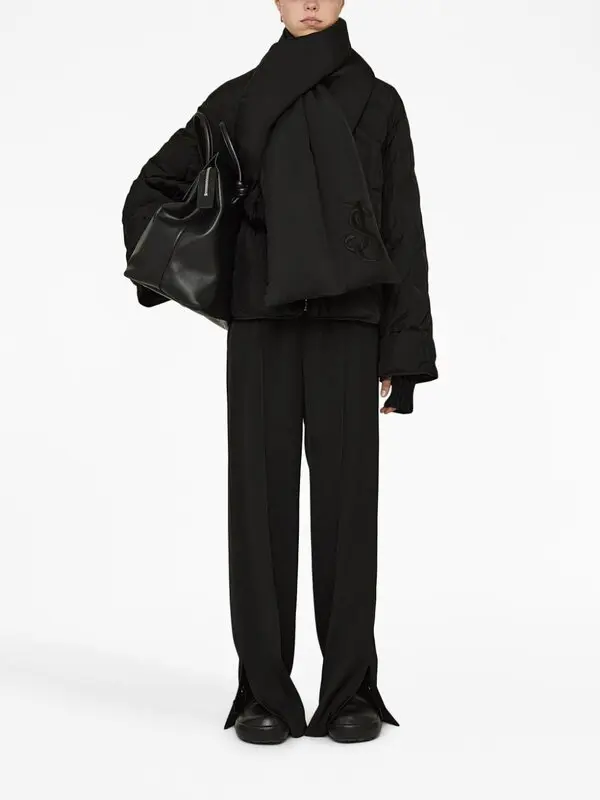 JIL SANDER Logo-embroidered Down Jacket