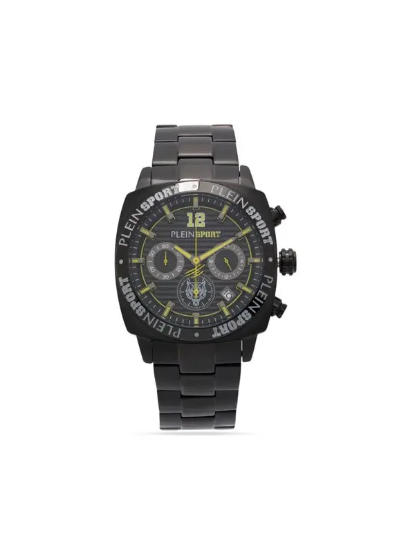 PLEIN SPORT 40mm Chronograph Watch - Black
