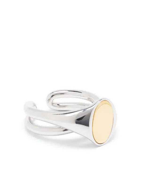 Charlotte Chesnais Initial Signet Ring - Silver