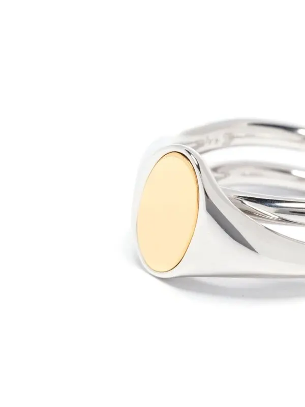 Charlotte Chesnais Initial Signet Ring - Silver