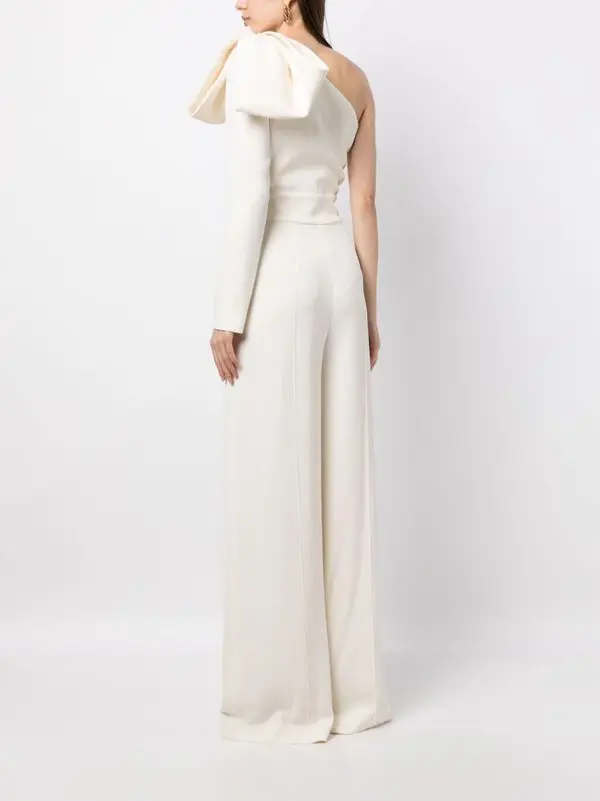Elie Saab Crystal-embellished One-shoulder Jumpsuit