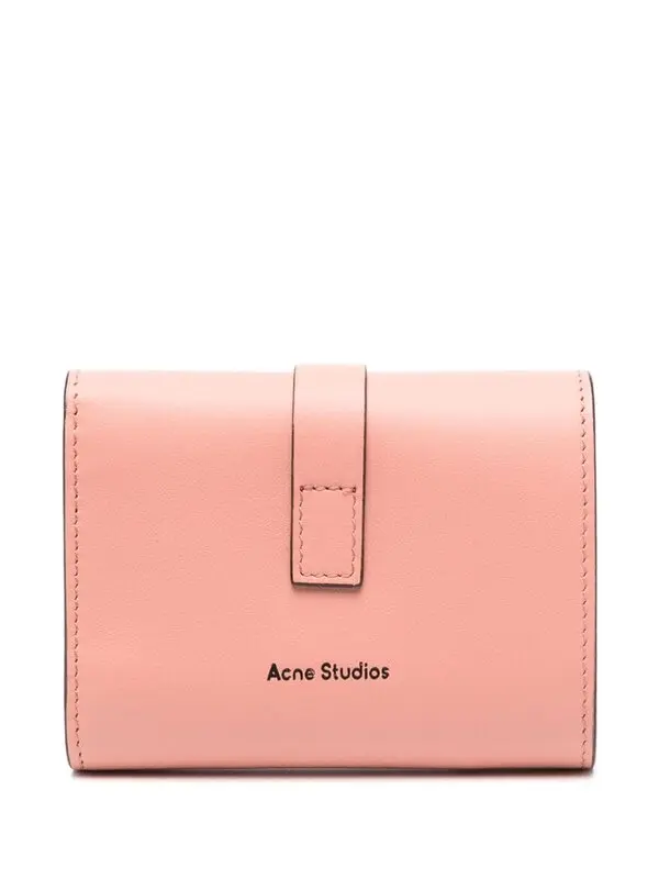 Acne Studios Knot-detail Leather Wallet - Pink