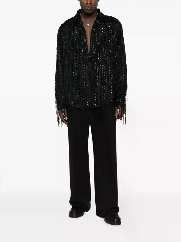 Amiri Sequin-embellished Shirt