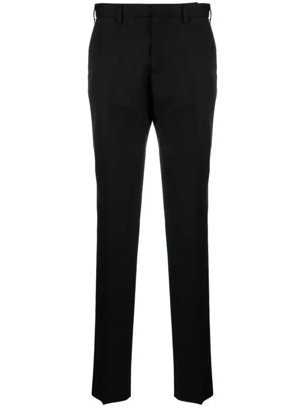 LARDINI Twill-weave Wool Tailored Trousers