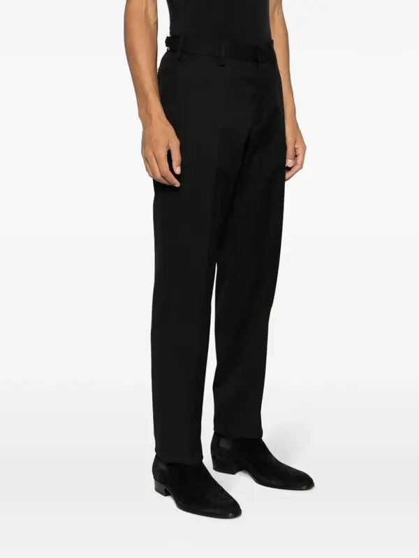 LARDINI Twill-weave Wool Tailored Trousers