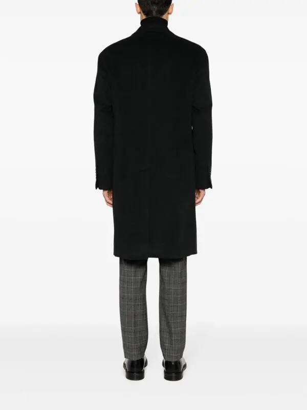Tagliatore Logo-plaque Double-breasted Coat
