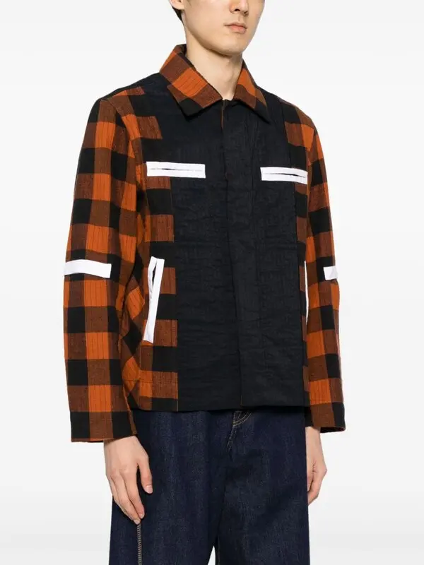 CRAIG GREEN Check-pattern Cotton Jacket