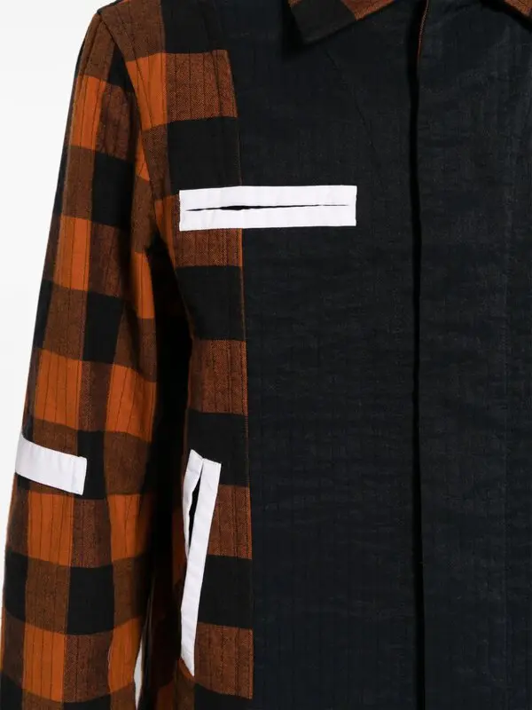 CRAIG GREEN Check-pattern Cotton Jacket