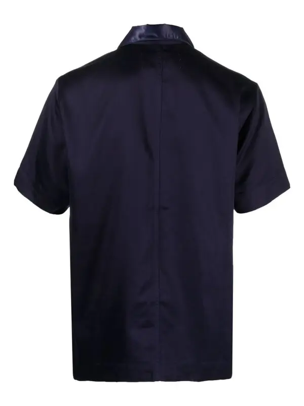 CDLP Short-sleeve Satin-finish Shirt