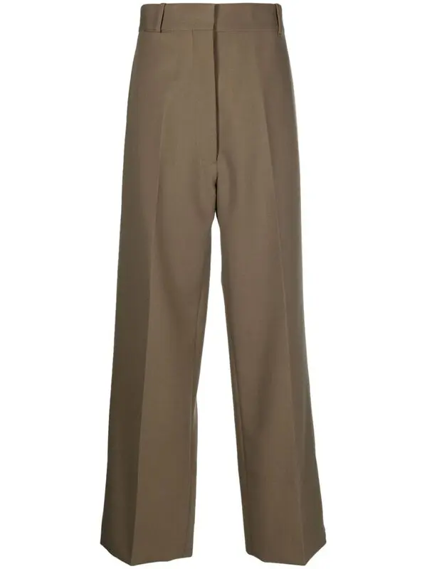 QUIRA Pressed-crease Tailored Trousers