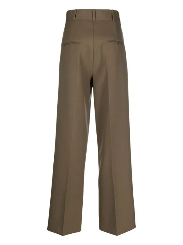QUIRA Pressed-crease Tailored Trousers