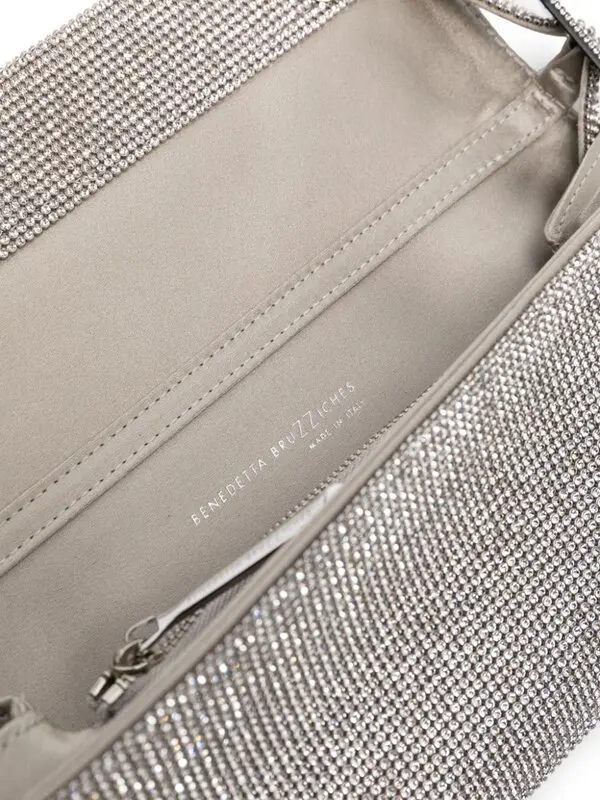 Benedetta Bruzziches Vittissima La Grande Crossbody Bag - Silver