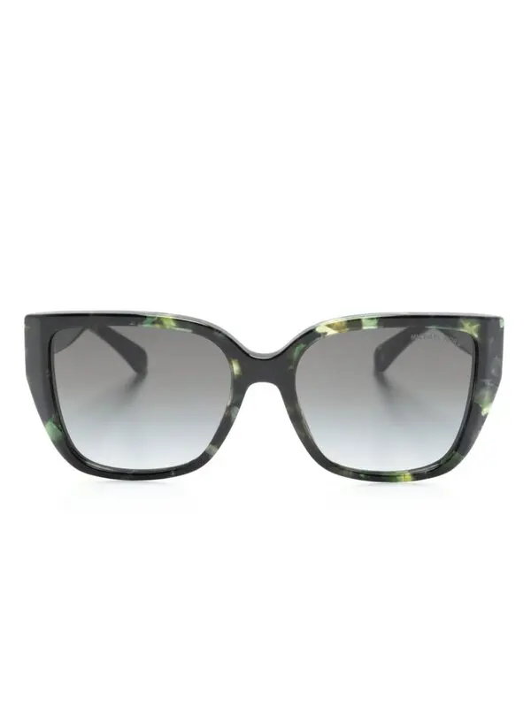 Michael Kors Acadia Square-frame Sunglasses - Green