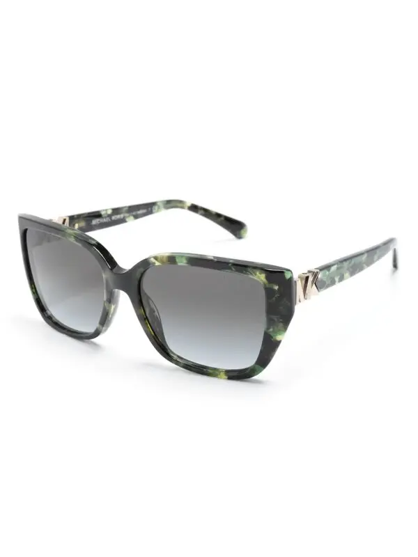 Michael Kors Acadia Square-frame Sunglasses - Green