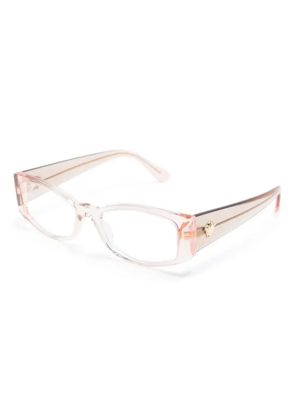Versace Medusa Motif Rectangle Frame Glasses