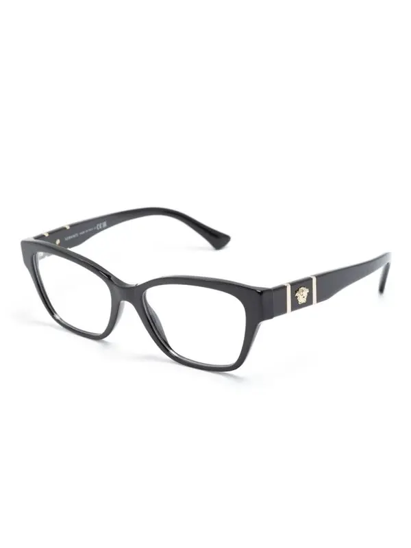 Versace Medusa Plaque Cat-eye Frame Glasses