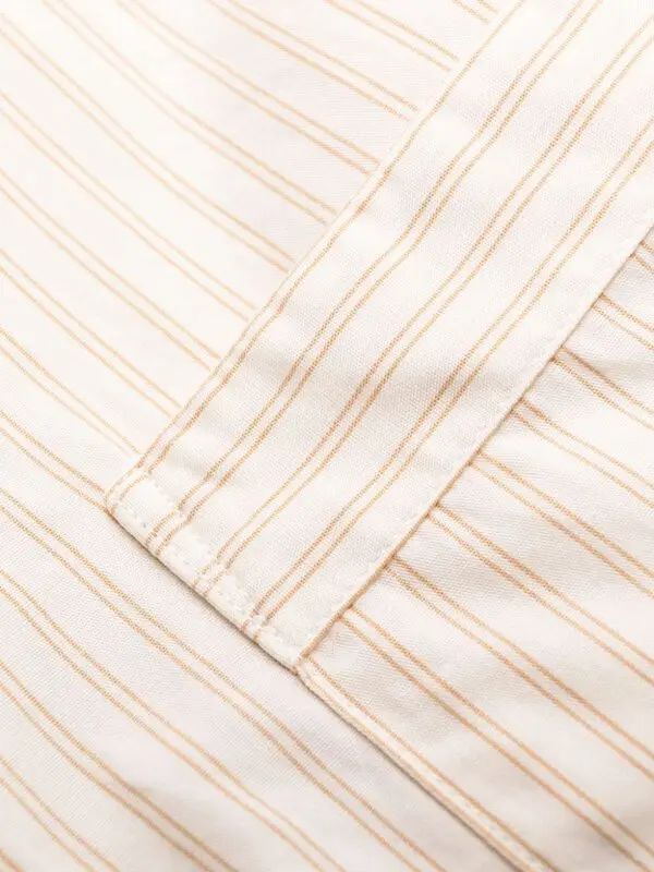 BIRKENSTOCK Striped Organic Cotton Pyjama Shirt - Neutrals
