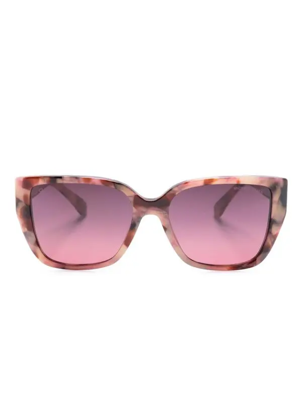 Michael Kors Acadia Square-frame Sunglasses - Pink