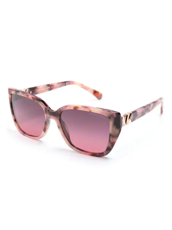 Michael Kors Acadia Square-frame Sunglasses - Pink