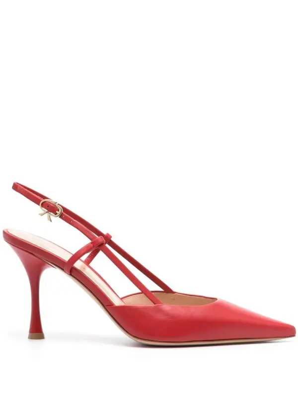 GIANVITO ROSSI Ascent 85mm Slingback Pumps - Red