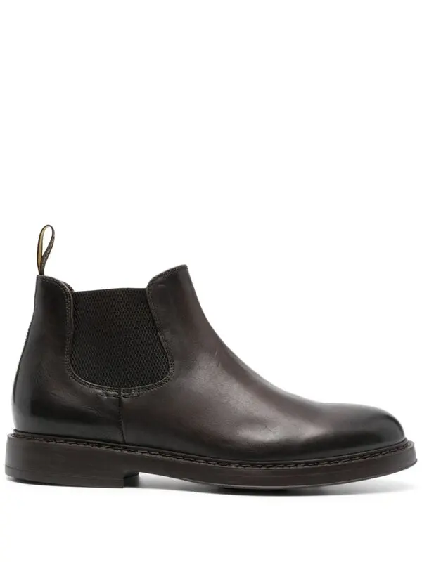 DOUCAL'S Round-toe Leather Boots