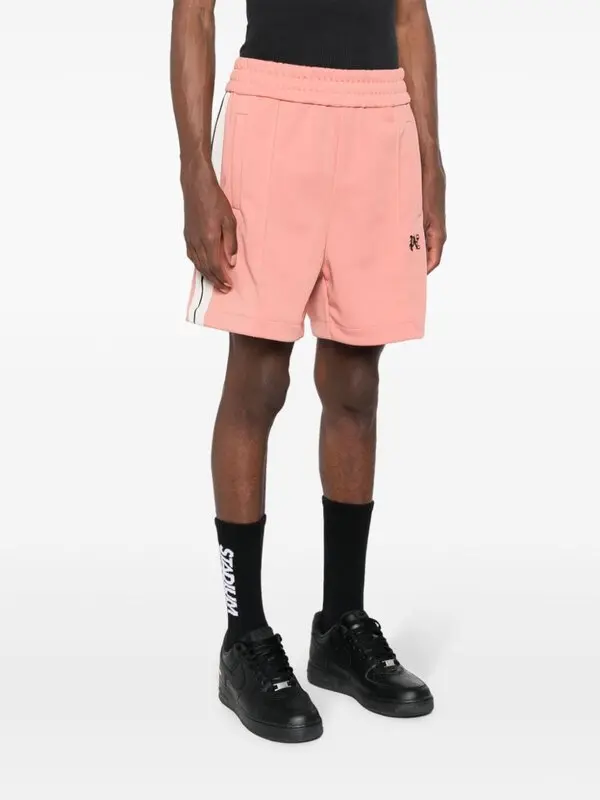 Palm Angels Monogram-embroidered Track Shorts