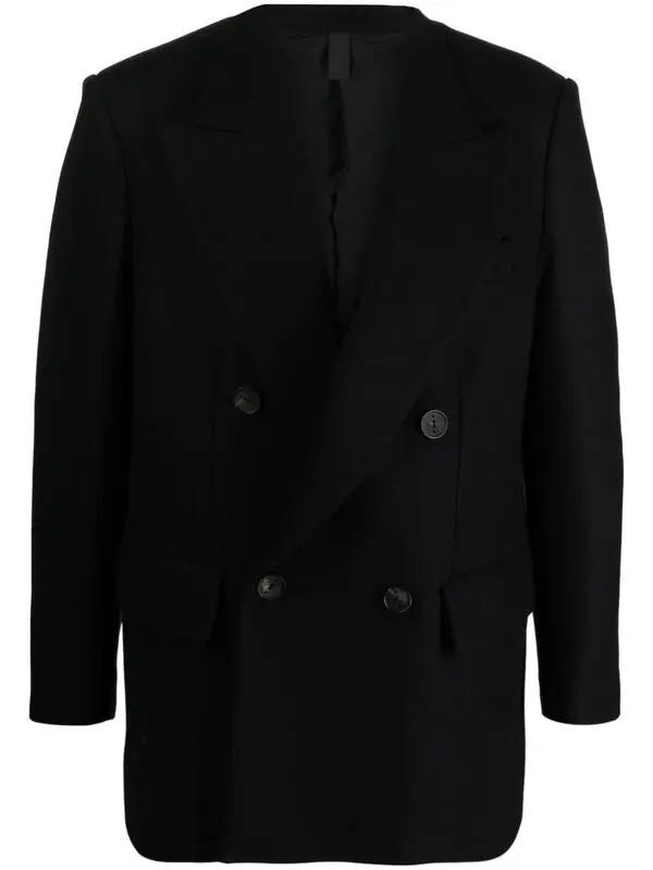 HEVO Peak-lapels Double-breasted Blazer
