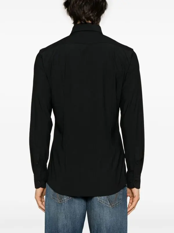 BOSS Long-sleeves Button-up Shirt - Black