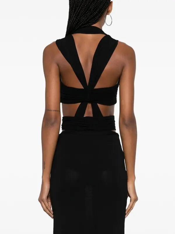 Philosophy Di Lorenzo Serafini Draped Cutout Bodysuit