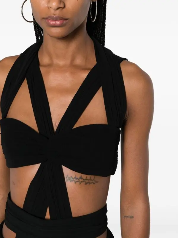 Philosophy Di Lorenzo Serafini Draped Cutout Bodysuit