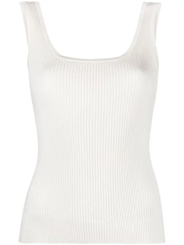 Zimmermann Round-neck Ribbed-knit Tank Top