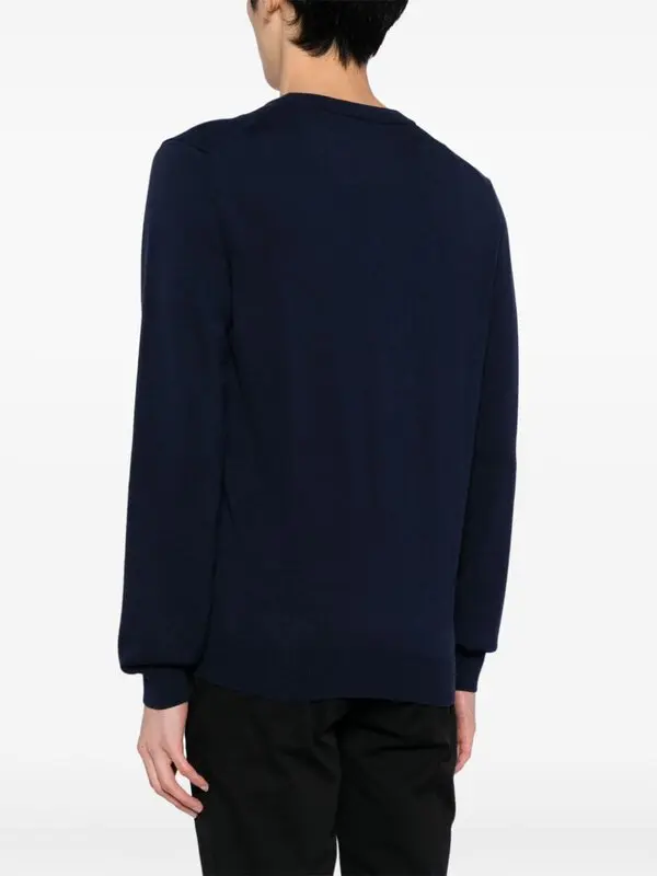 Lacoste Logo-embroidered Jumper - Blue