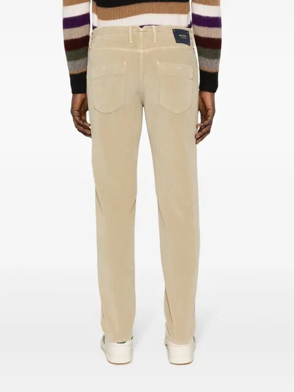 Incotex Slim-cut Cotton Trousers - Neutrals