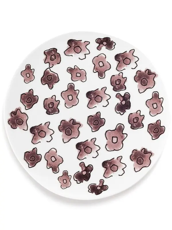 SERAX X Marni Midnight Flowers Dessert Plates - White