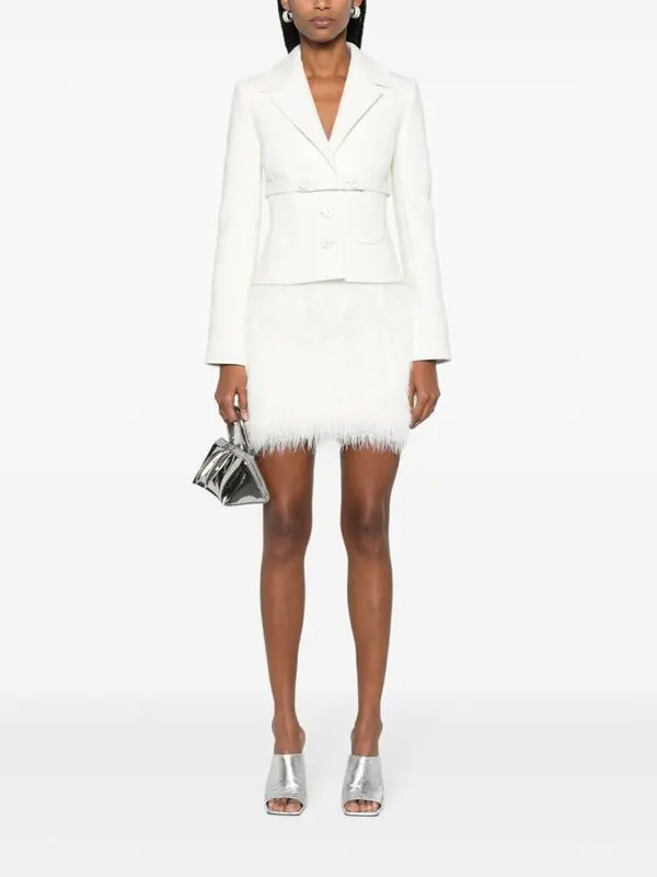 COURREGES Notched-lapel Single-breasted Blazer