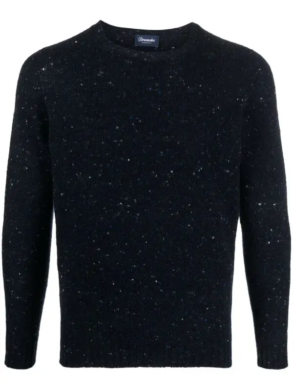 DRUMOHR Speckle-knit Jumper - Blue