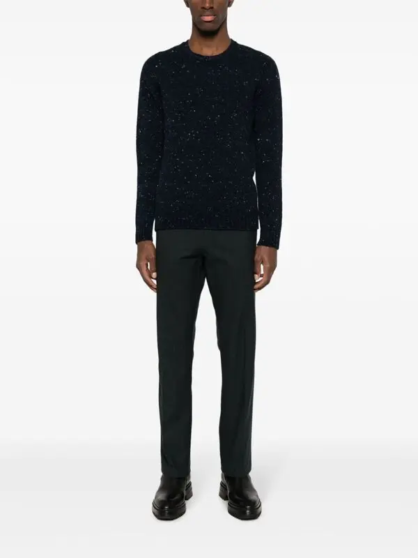 DRUMOHR Speckle-knit Jumper - Blue