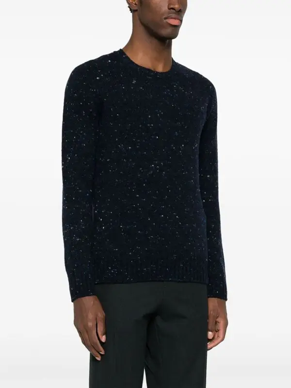 DRUMOHR Speckle-knit Jumper - Blue