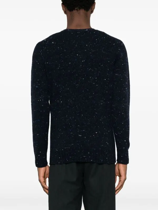 DRUMOHR Speckle-knit Jumper - Blue