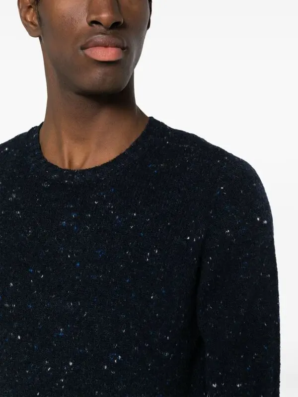 DRUMOHR Speckle-knit Jumper - Blue