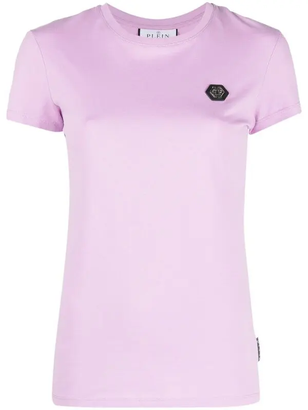 Philipp Plein Pure Cotton T-shirt - Purple