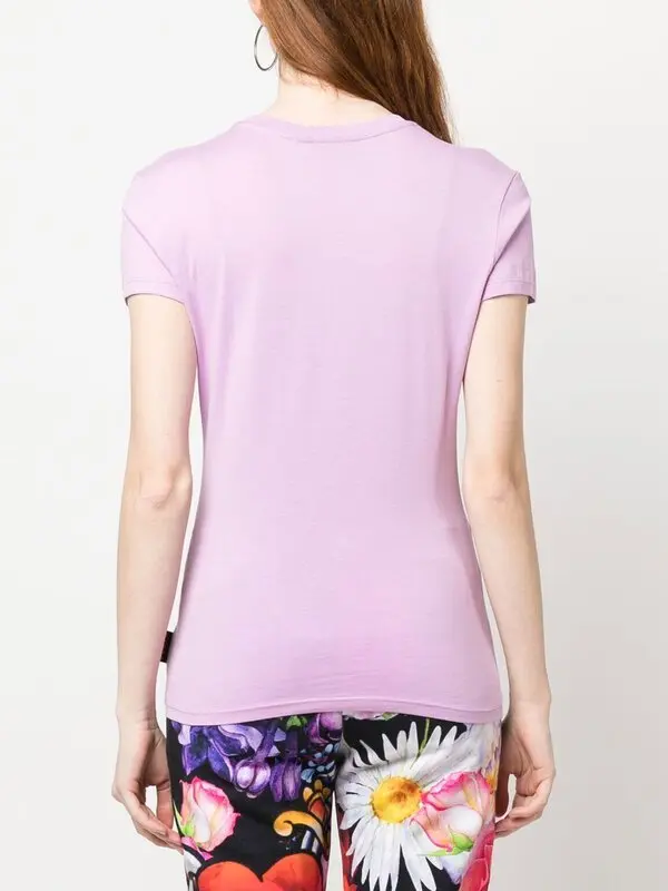 Philipp Plein Pure Cotton T-shirt - Purple