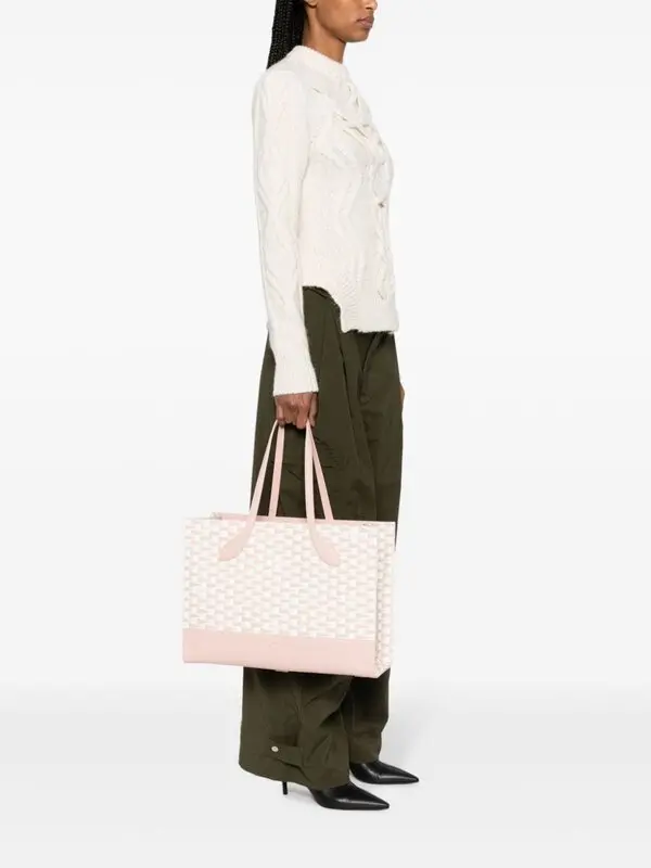 Bally Pennant Leather Tote Bag